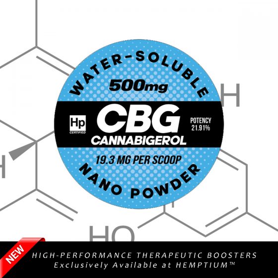 WATER SOLUBLE NANO CBG POWDER - 300MG | HEMPTIUM™