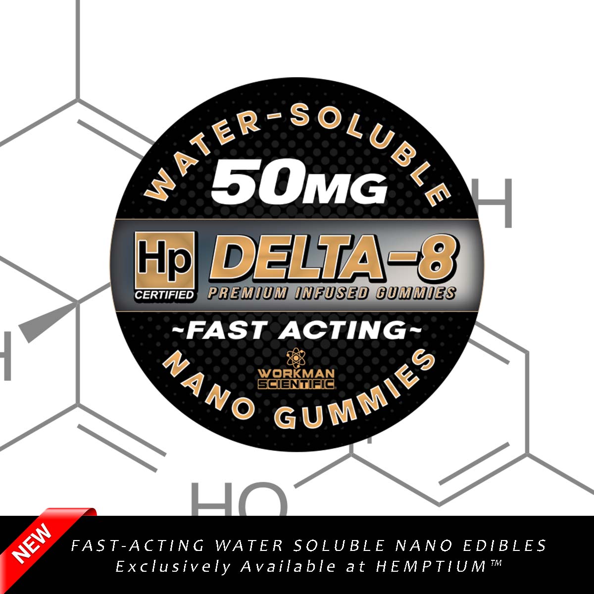 DELTA 8 NANO GUMMIES - 50MG