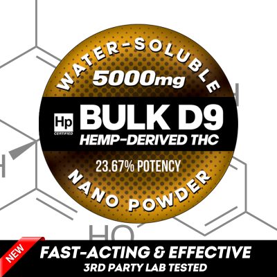 WATER SOLUBLE NANO DELTA 9 Powder | 5000MG BULK | HEMPTIUM™